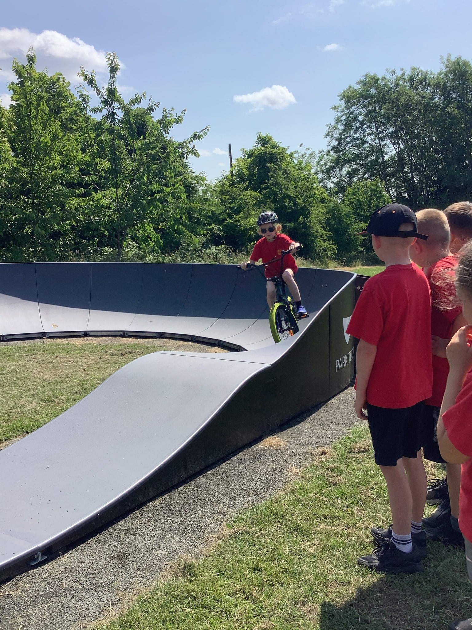 Parkhead Community School's Amazing New Modular Pumptrack - Dirt Factory